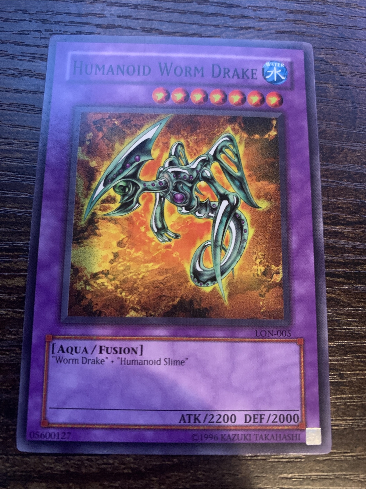 Yu-Gi-Oh! TCG Humanoid Worm Drake Labyrinth of Nightmare LON-005 ...