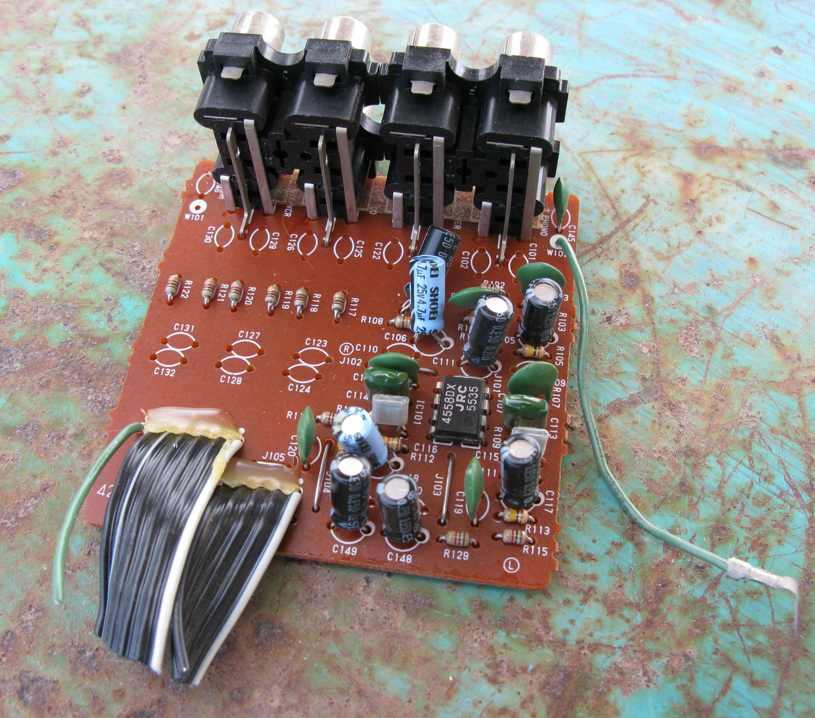 Fisher CA-860 Amplifier Amp Repair Part - RCA Board 42262-264300 GCMK ...