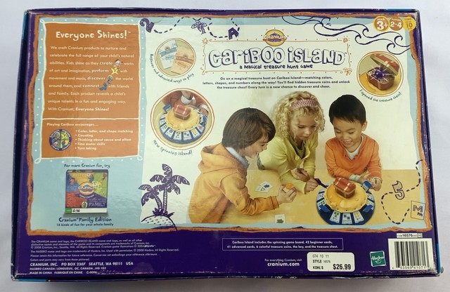 2008 Cranium Cariboo Island Magical Treasure Hunt Game 100 Complete ...