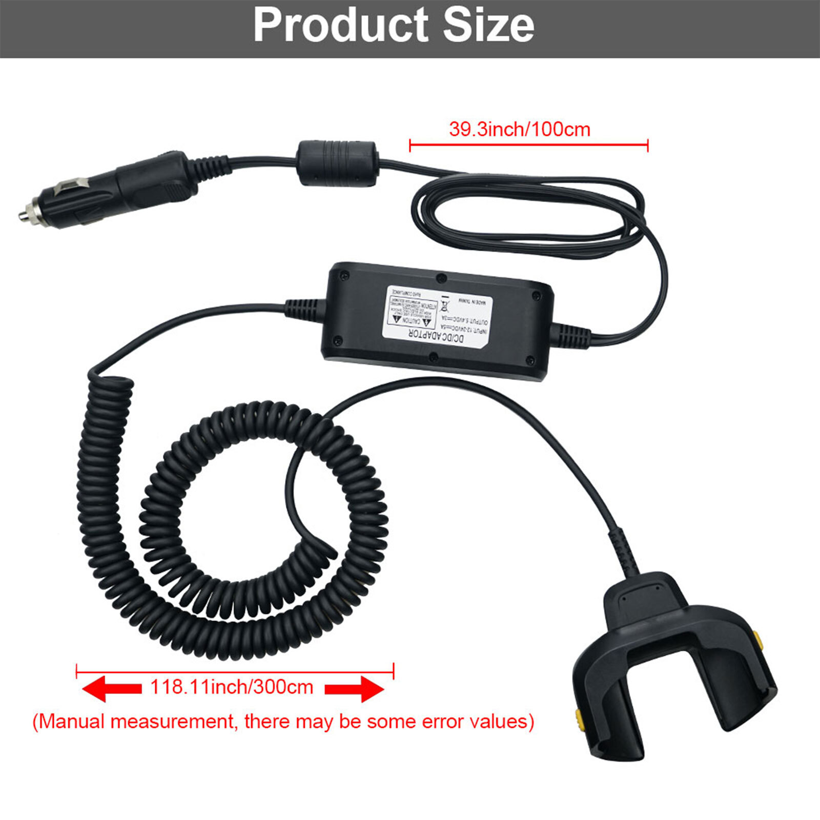 Vehicle Charger Cable for Zebra TC70 TC75 TC72 TC77 TC75x 70x CHG-TC7X ...