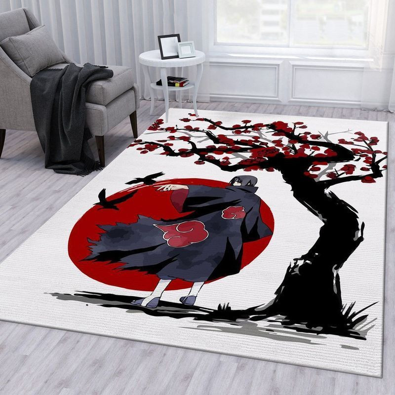Itachi Uchiha Sharingan Naruto Rug Anime Custom Carpet, 44% OFF