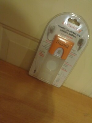 NEW ITRANSIT AUDIOLOGY PROTECTIVE CASE NECK STRAP BUILT IN EARPHONES ...