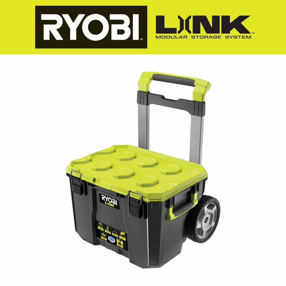 RYOBI Tool Box LINK Medium Impact Dust and Water Resistant Durable ...