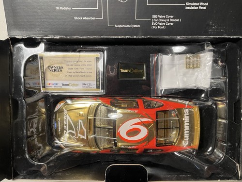 Mark Martin #6 Valvoline EAGLE ONE Team Caliber GOLD OWNERS EDITION CAR ...