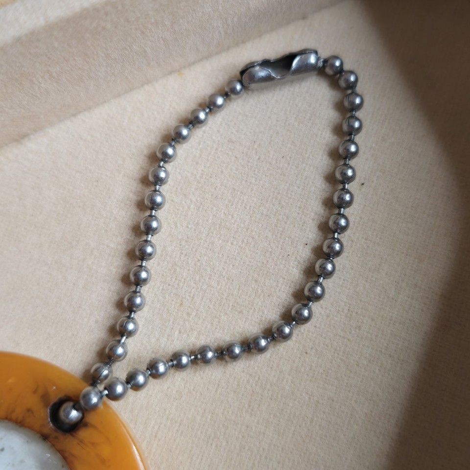 Vintage Bakelite Fox Terrier Intaglio Reverse Carved Keychain Medal ...