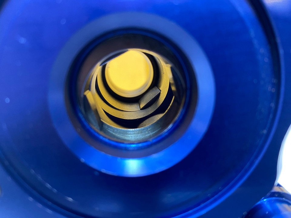 S&S Cycle Oil Pump & Cam Support Plate Kit 310-0998B Blue Billet Harley ...