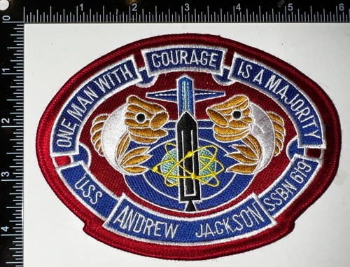 Cold War USN US Navy USS Andrew Jackson Submarine SSBN-619 Patch | eBay