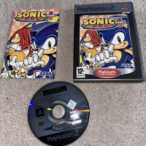 Sonic Mega Collection Plus Playstation PS2 Platformer Game Manual PAL ...