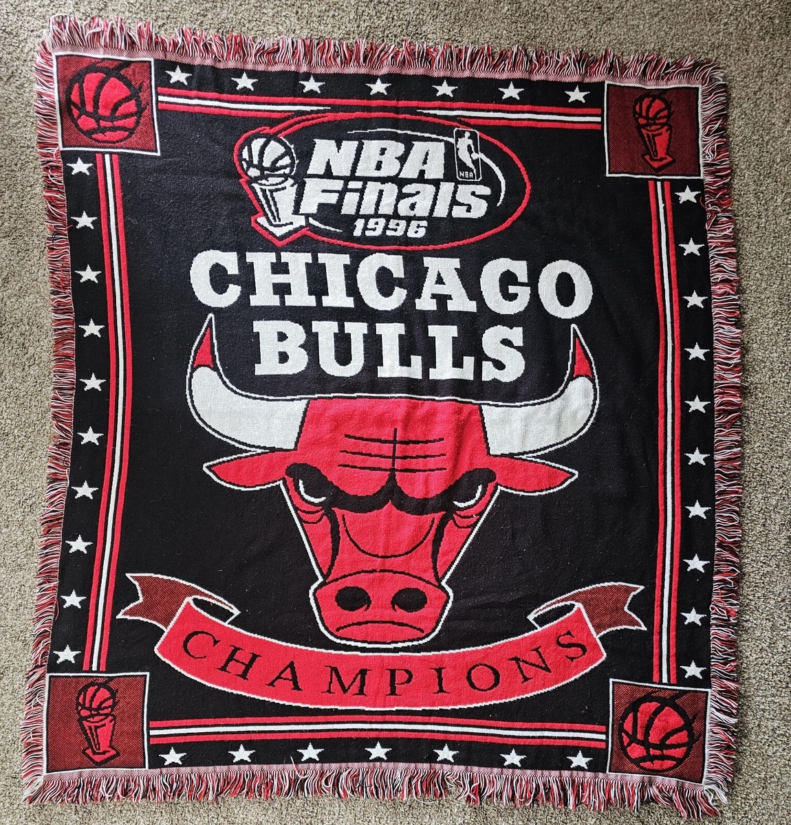 Chicago Bulls Blanket Chicago Bulls Bleacher Cushion | Logo Brands