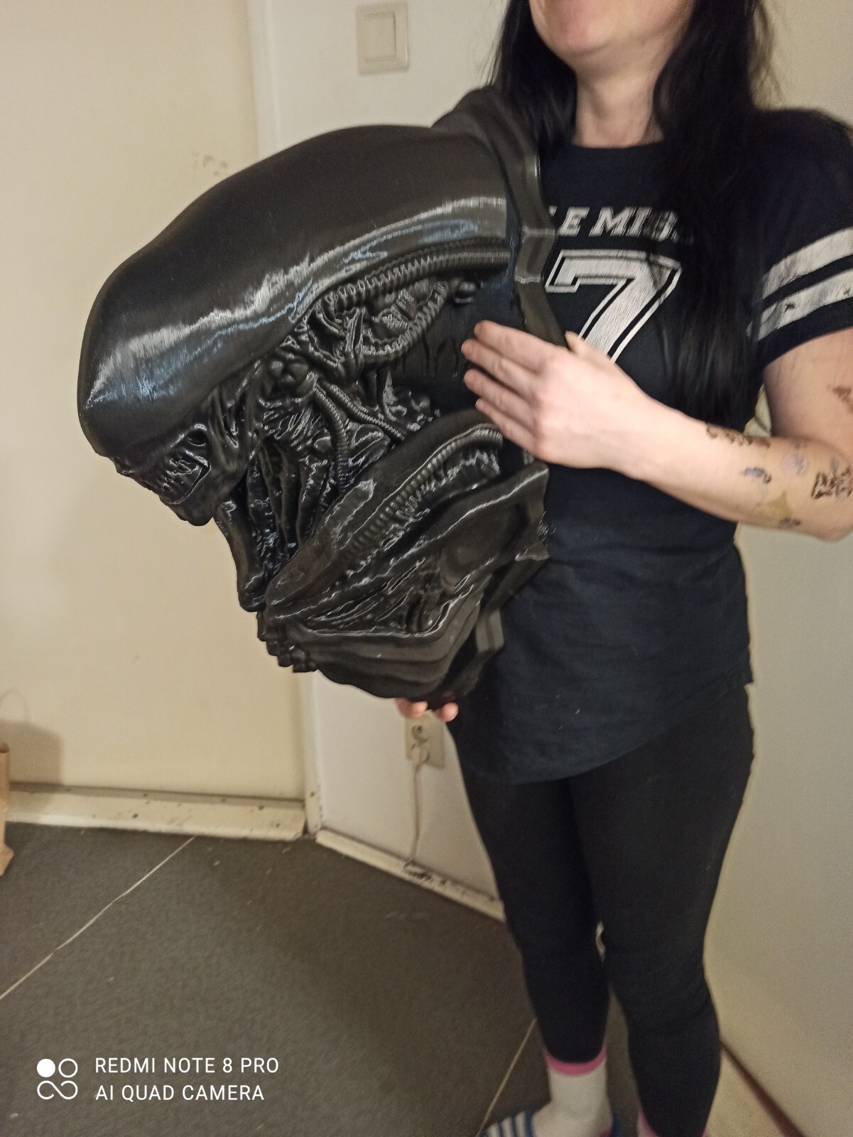Xenomorph / Alien Bust Statue - mega size , wall mount ,the biggest on ...