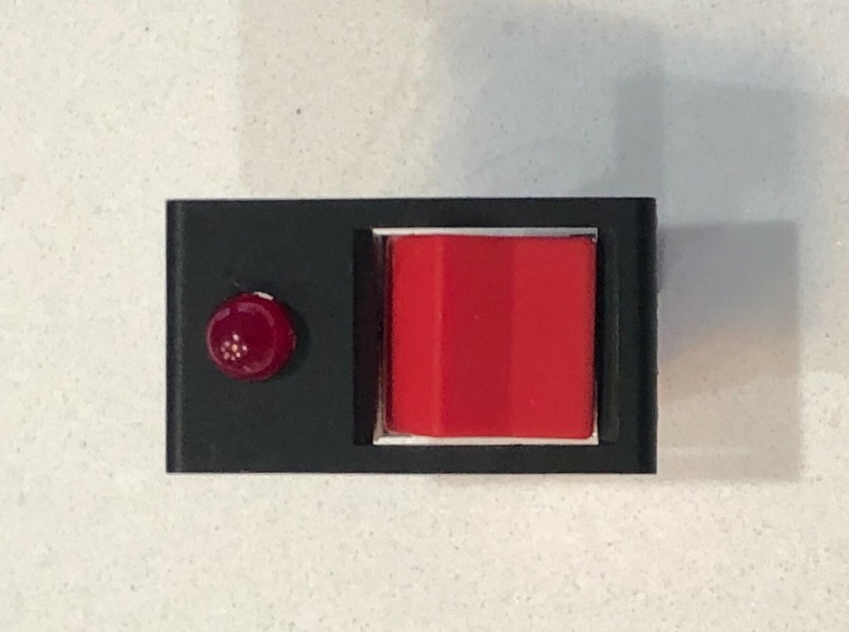 C&K SWITCH 7201 w/ LED KIT DUAL ON/ON DPDT INSTRUMENT MOUNT BEZEL ...