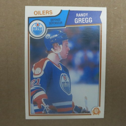 Randy Gregg 1983-84 O-Pee-Chee #28 Edmonton Oilers NMMT+ | eBay