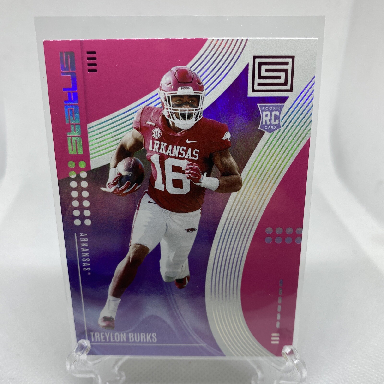 2022 Chronicles Draft Picks Status TREYLON BURKS Pink Parallel Rookie ...