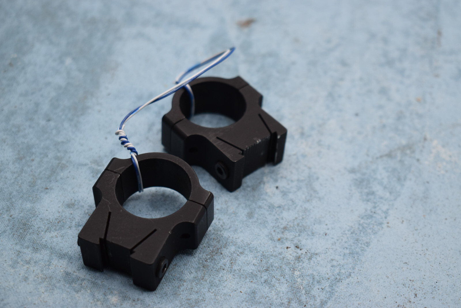 Vintage SAKO 1 Inch lighweight aluminum scope rifle rings Kesselrings ...