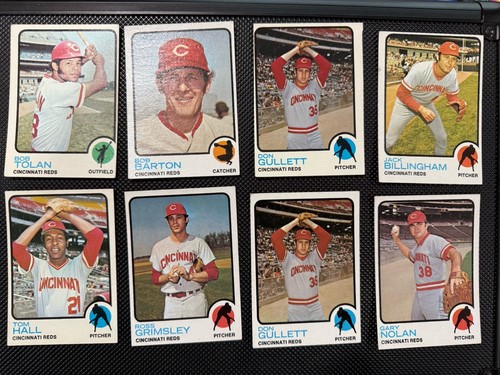 1973 topps cincinnati reds Team Lot Of 19 | eBay