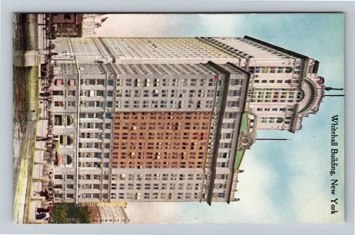 New York City NY,, Whitehall Building Vintage Souvenir Postcard | eBay