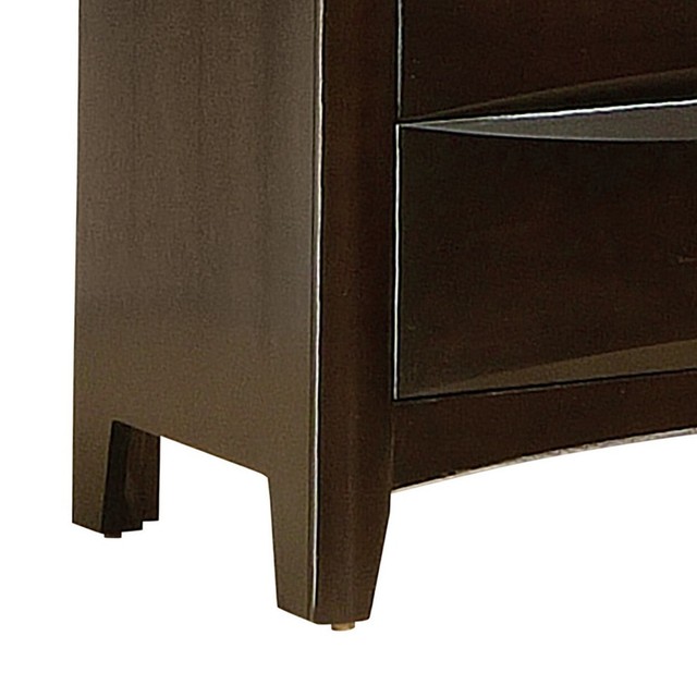 Coaster Night Stand In Cappuccino Finish 200412 for sale online | eBay