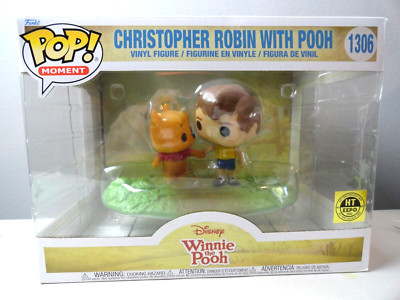 Funko Pop Moment Christopher Robin With Pooh #1306 2022 Hot Topic Expo ...