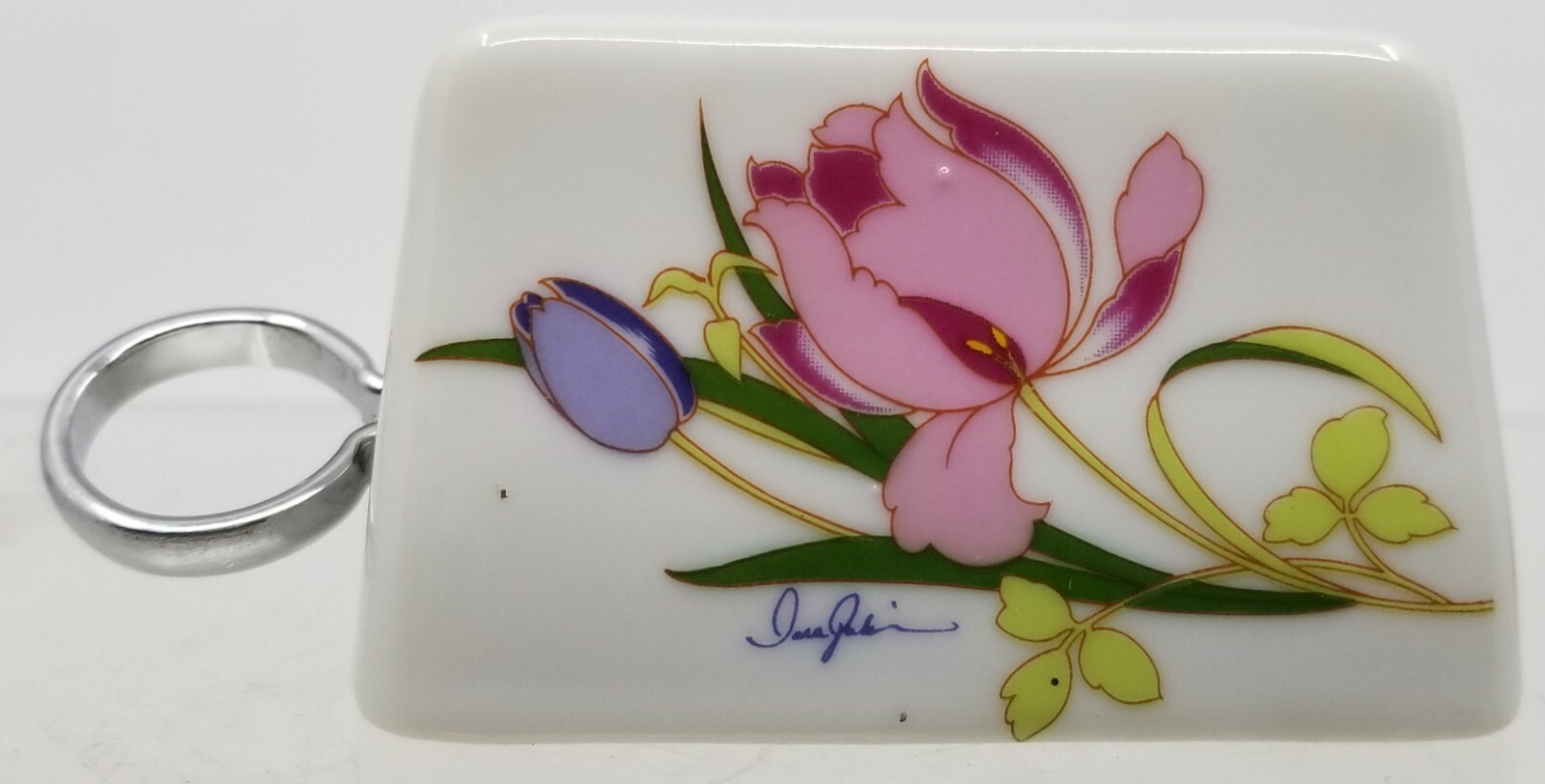 Vintage Floral Flower Porcelain Toothpaste Dispenser Squeezer "Aloha ...