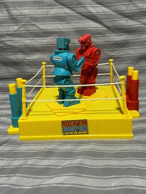 Mattel Games Rock 'Em Sock 'Em Robots Kids Game, Fighting Robots with ...