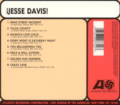 JESSE DAVIS JESSE DAVIS! NEW CD 75678077227| eBay