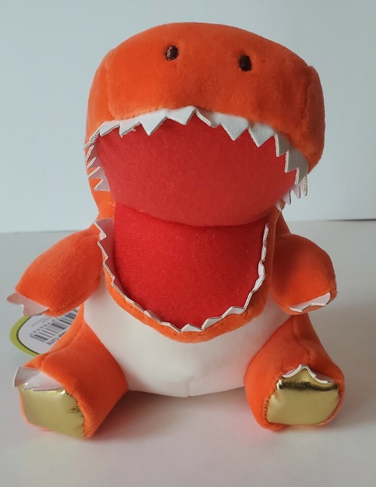 Mochipuni T Rex Dinosaur CUTE Orange Plush 6" NWT | eBay