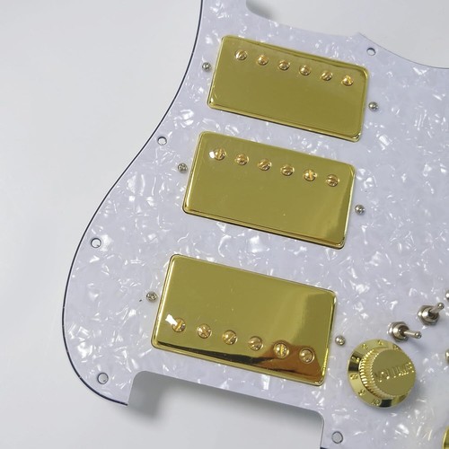 Prewired Loaded Pickguard with HHH Humbucker Pickups for Fender Strat ...