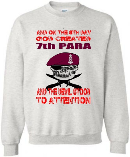 7th Parachute Regiment Royal Horse Artillery T-Shirt Sweatshirt 7 Para ...