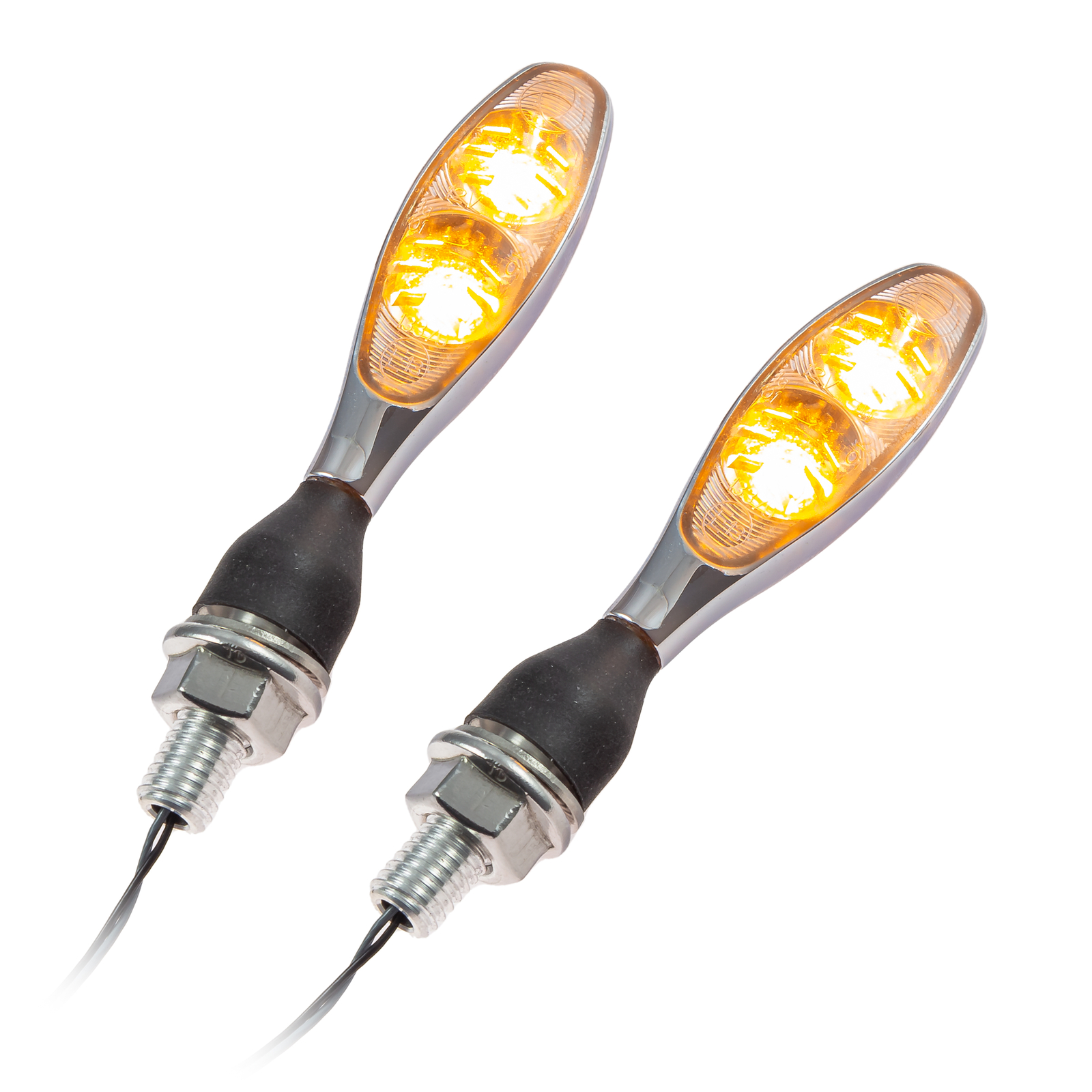 Kellermann Micro 1000 Extreme Indicator Clear Chrome Front or Rear Pair | eBay