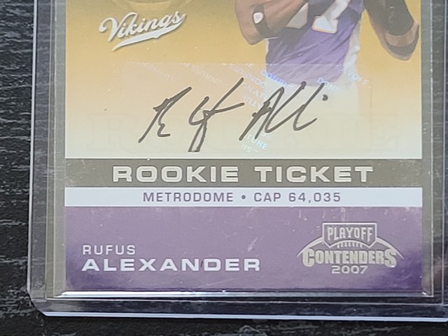 2007 Playoff Contenders - #215 Rufus Alexander (AU, RC) for sale online ...