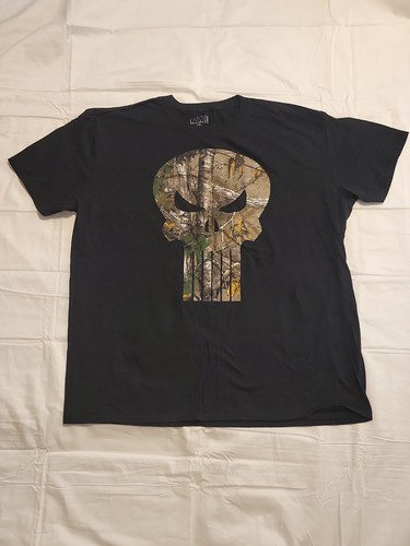 Marvel The Punisher Realtree Camo Skull T Shirt 2XL | eBay