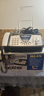 Brother (FAX-575) Fax Machine Personal Office Plain Paper WORKINg | eBay