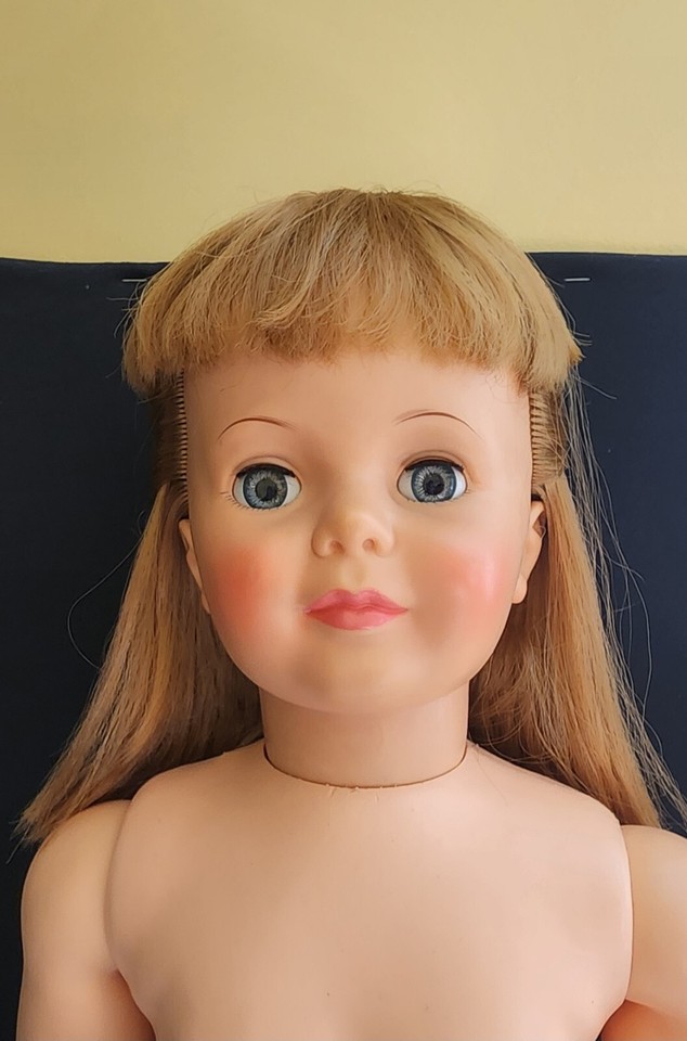 1950s Ideal PATTI PLAYPAL Walker Doll 35” G-35 PullBack Honey Blond ...