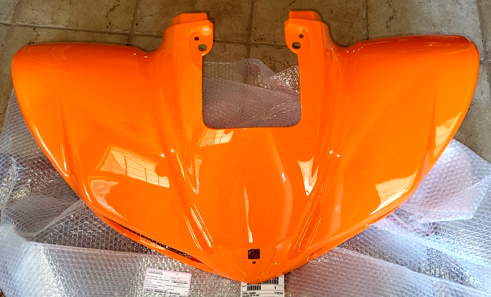 KAWASAKI KFX700 KFX 700 VFORCE ORANGE OEM FRONT FENDERS KSV700 SPLASH ...
