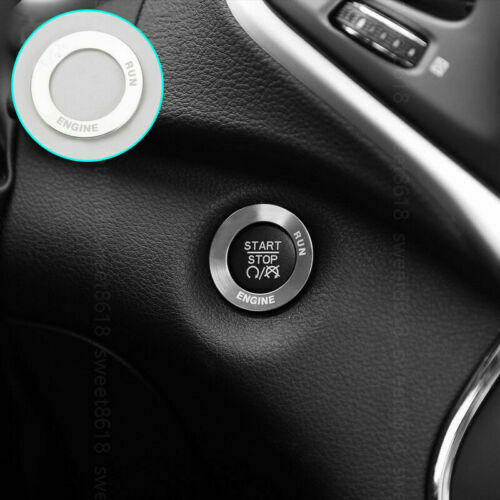 Engine Start Stop Ignition Push Button Ring Trim For Jeep Cherokee 2014 ...