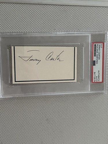 Jimmy Carter full Name Autographed Cut Psa | eBay