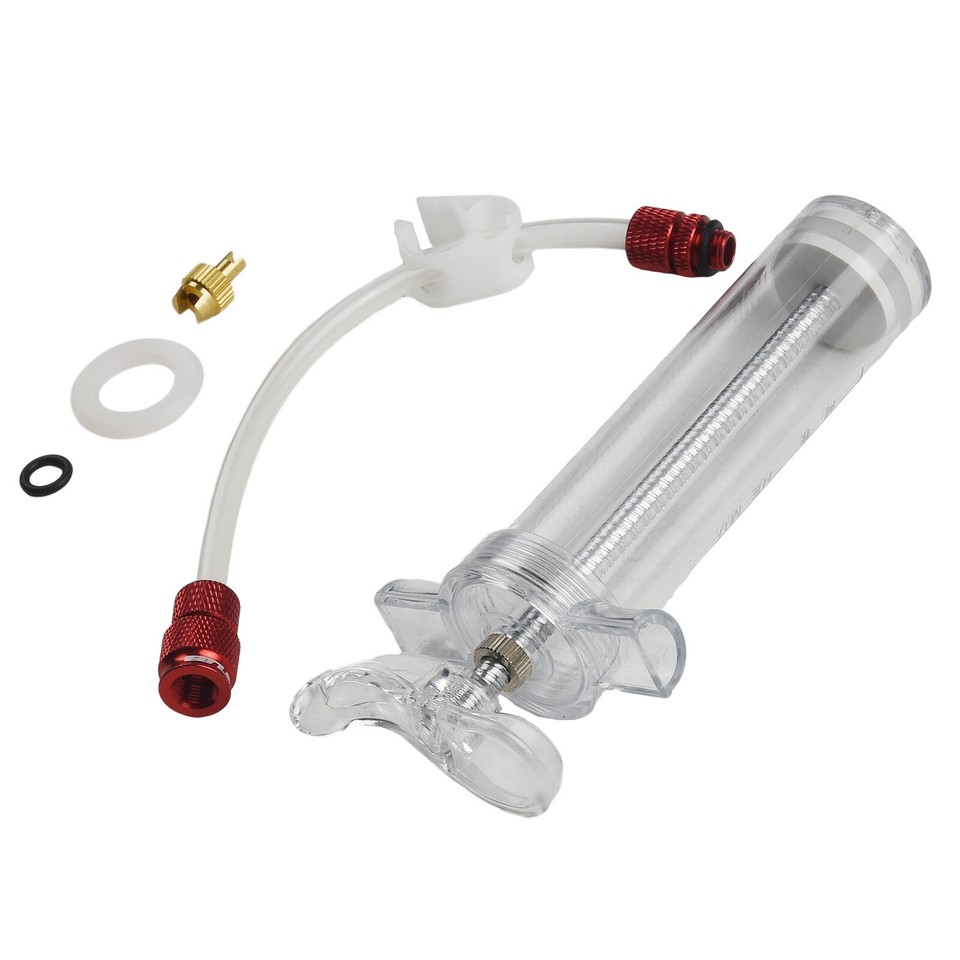 MTB Road Bicycle Sealant Injector Tubeless Tyre Tire 50ml Syringe Kit ...