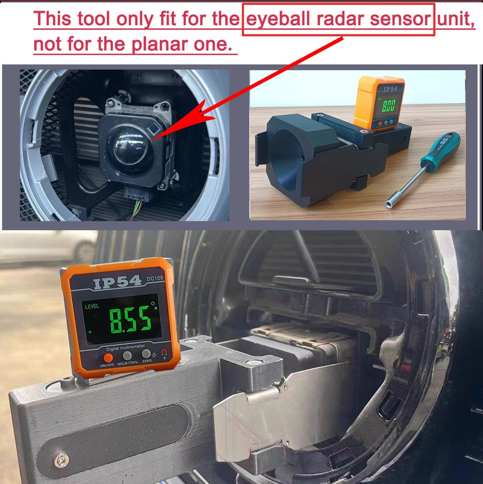 US STOCK ADAS Calibration Dynamic Angle Leveling ACC Radar Sensor Tool ...