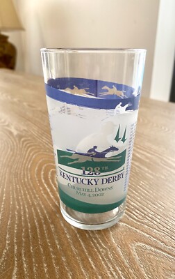 128th Kentucky Derby Churchill Downs May 4, 2002 Mint Julep Glass 10oz ...