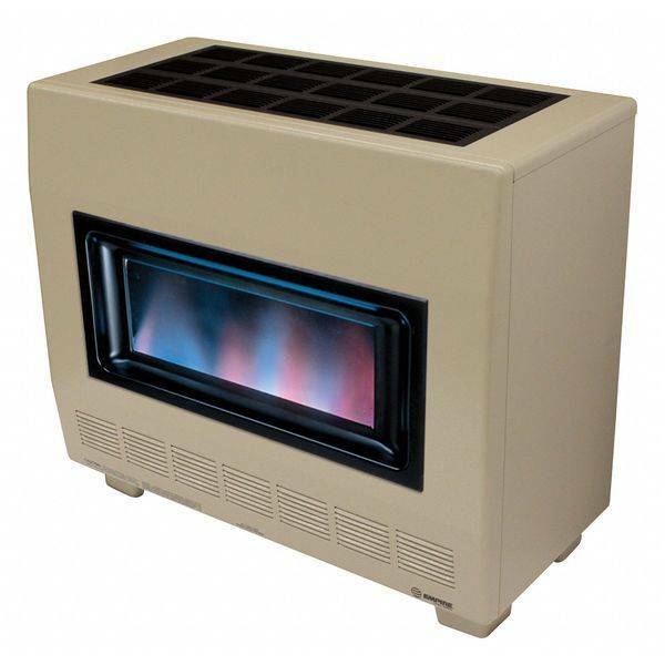Empire RH-65B 65 000 BTU Visual Flame Vented Room Console Heater with ...