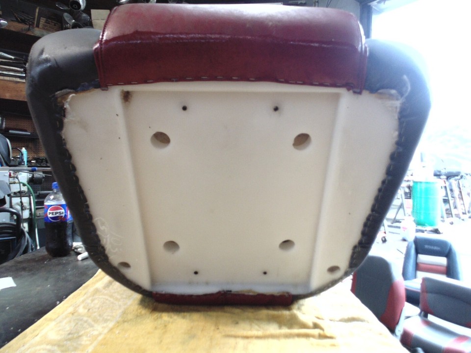 Triton Boat Bucket TR20 21 XP HP? Gray Burgundy Nice Used Seat | eBay