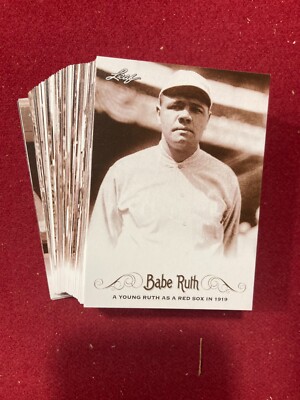 2016 Leaf Babe Ruth Collection Complete 80 Card Base Set | eBay
