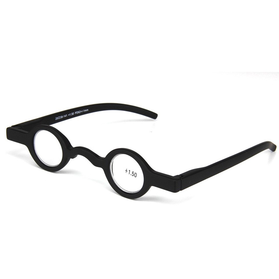 Mens Womens Small Round Reading Glasses 1.50 2.00 2.50 Vintage Readers ...