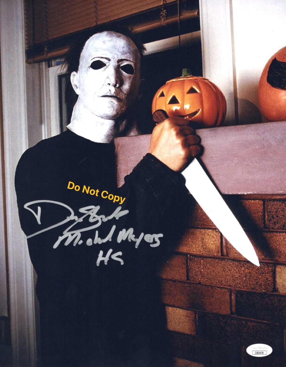 DON SHANKS signed 11x14 Photo HALLOWEEN 5 Revenge of Michael Myers JSA ...
