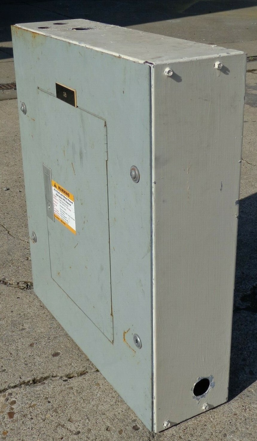 GOULD I-T-E MAIN BREAKER PANELBOARD 125 AMP 208/120 VOLT, 3 PHASE, 12 ...