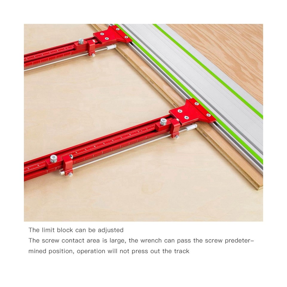 Parallel Rail guides System, Aluminum Alloy Woodworking Track Saw ...