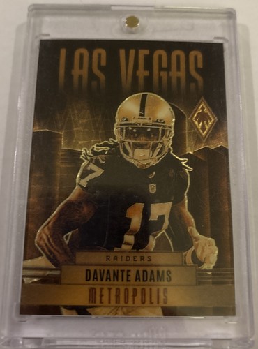 2022 Panini Phoenix Davante Adam’s Gold Vinyl Metropolis SSP Bengals ...