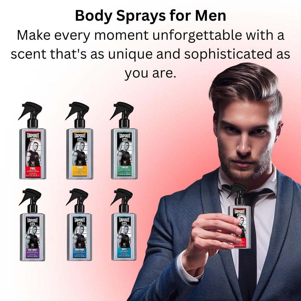 Body Spray for Men – Fragrance Variety Set, 6-Pack Gift Collection, 8 ...
