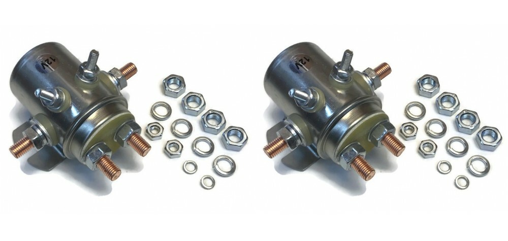 2 Switch Relay 12V Solenoid Continuous Duty for Autocrane Auto Crane ...