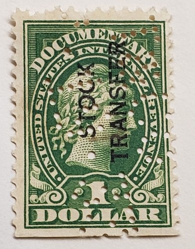 US # RD 57 1 DOLLAR DOCUMENTARY STAMP STOCK TRANSFER OVPT | eBay